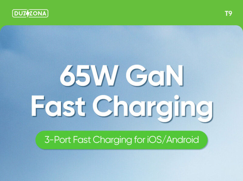 T9 3-Port PD 65W GaN Fast Charger - Charge Wireless, Live Boundless