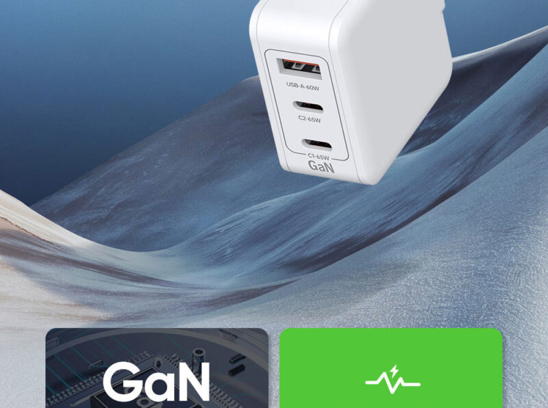 T9 3-Port PD 65W GaN Fast Charger - Charge Wireless, Live Boundless