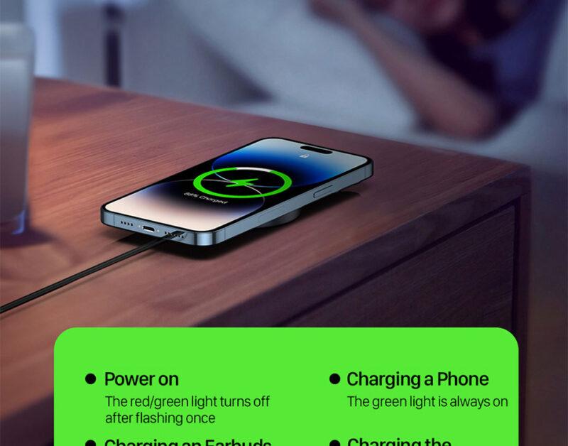 Transparent 3-in-1 Magnetic Wireless Charger